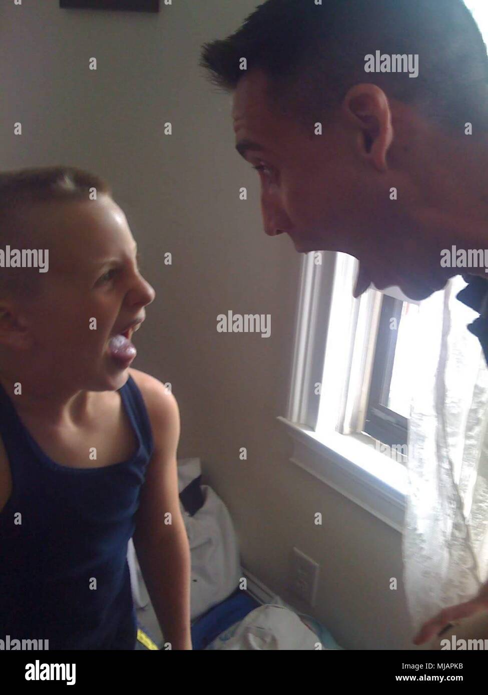 U.S. Marine Noah Pier and his younger brother Ethan Pier, both from ...