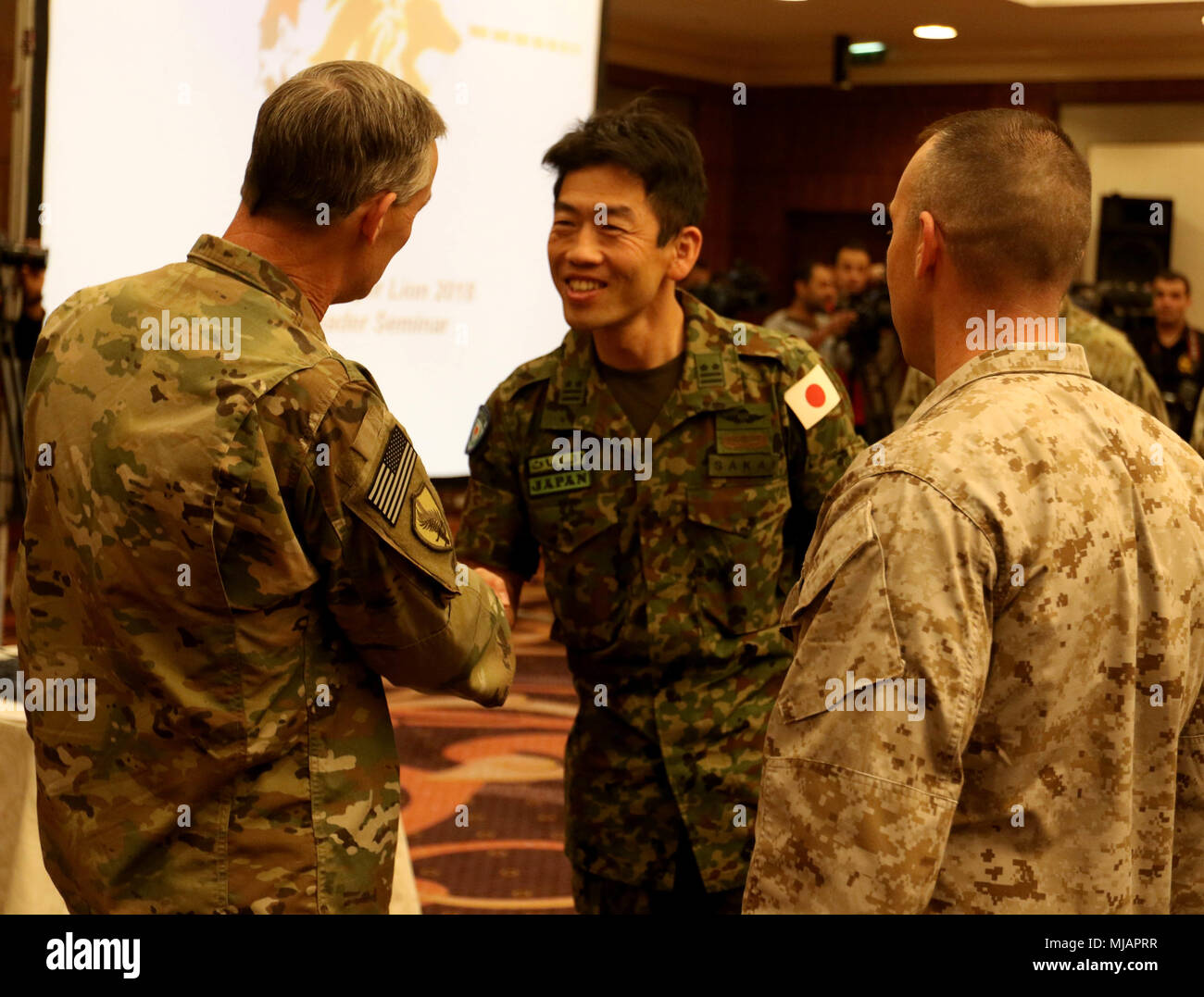 Joint Training Center, Jordan— U.S. Air Force Maj. Gen. Jon Mott ...