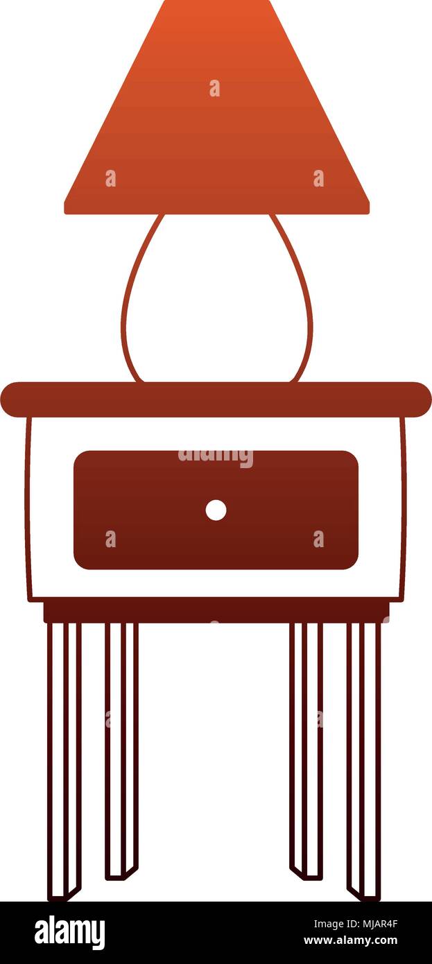 Desk lamp top view Stock Vector Images - Alamy