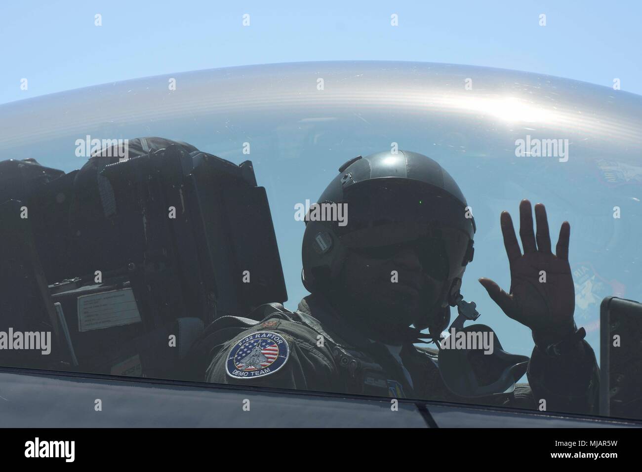U.S. Air Force Maj. Paul "Loco" Lopez, Air Combat Command F-22 Raptor ...