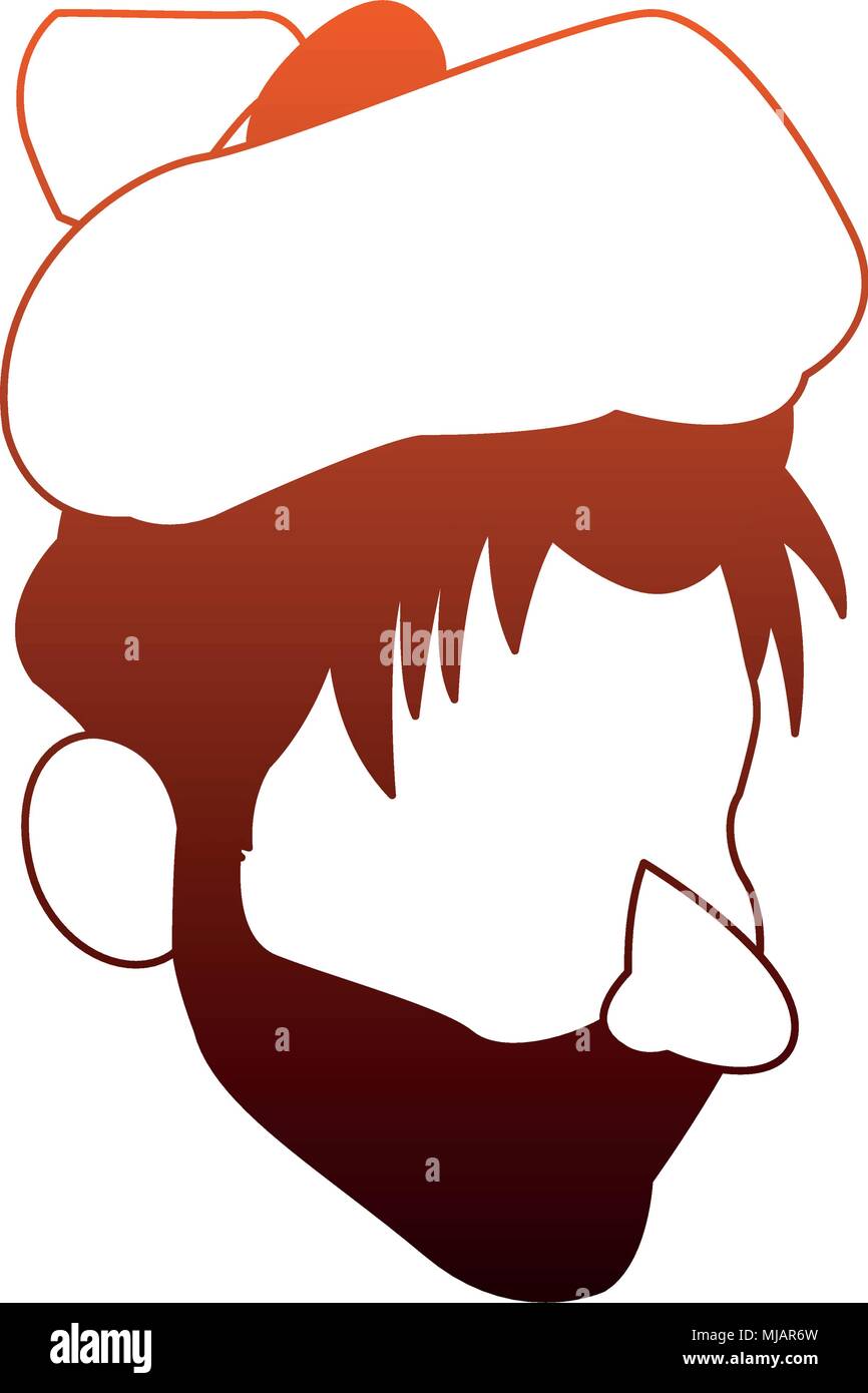 Sick man face on red and orange lines Stock Vector Image & Art - Alamy