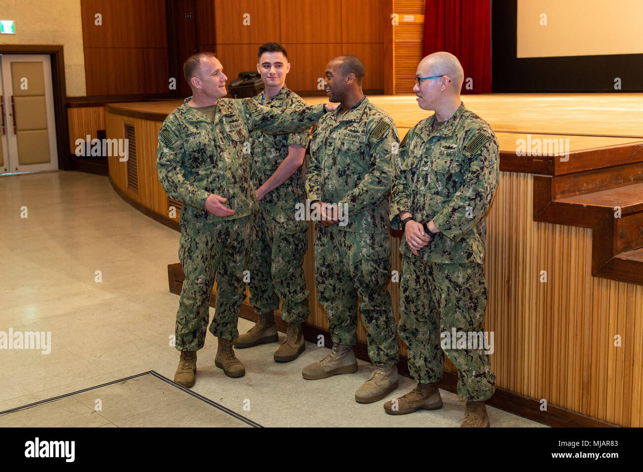 BUSAN, Republic of Korea (April 26, 2018) Master Chief Petty Officer of ...