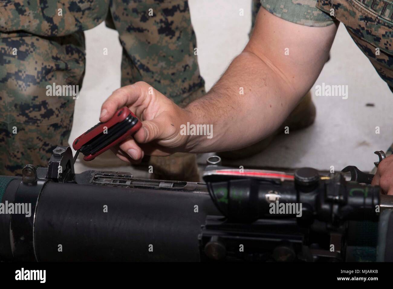 Staff Sgt. Evan Oullete, combat instructor, Charlie Company, Infantry ...