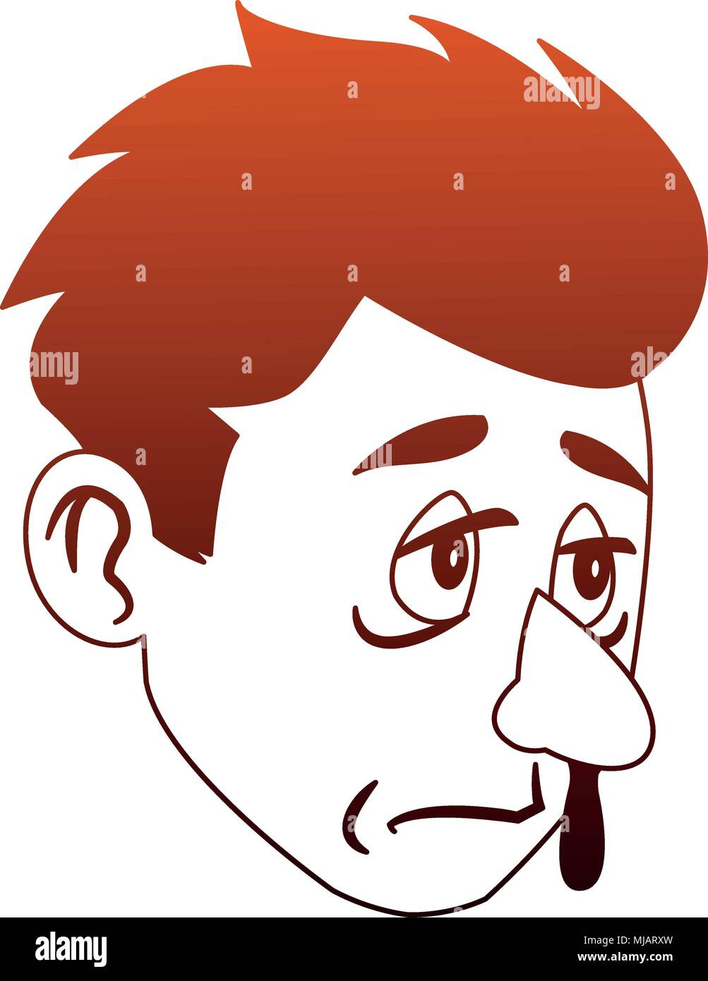 Holding one orange Stock Vector Images - Alamy