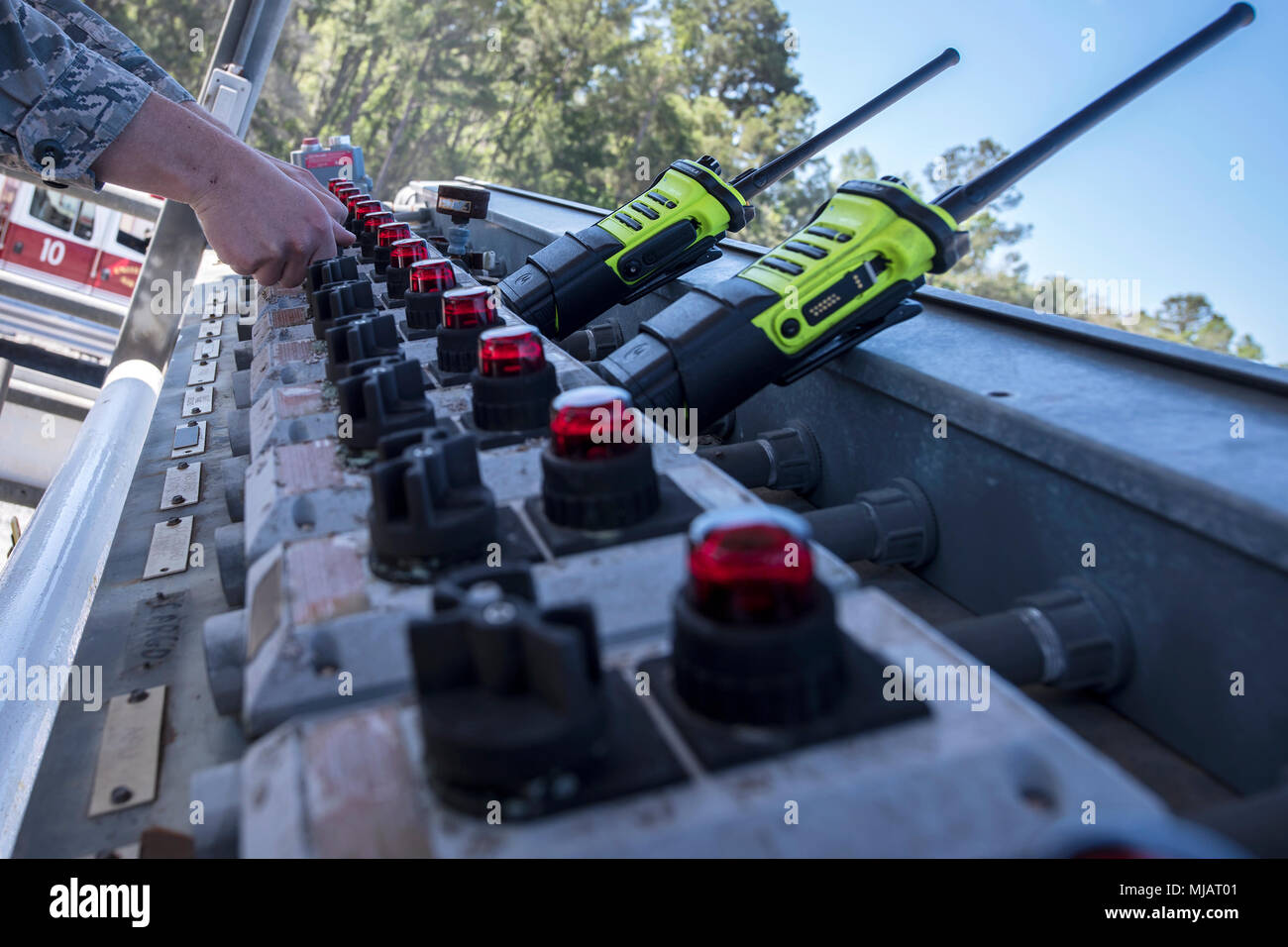 Maintenance of fire control panel hi-res stock photography and images ...