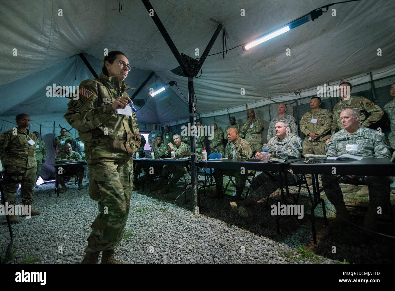 Maj. Gen. Marion Garcia, commanding general of the 200th Military ...