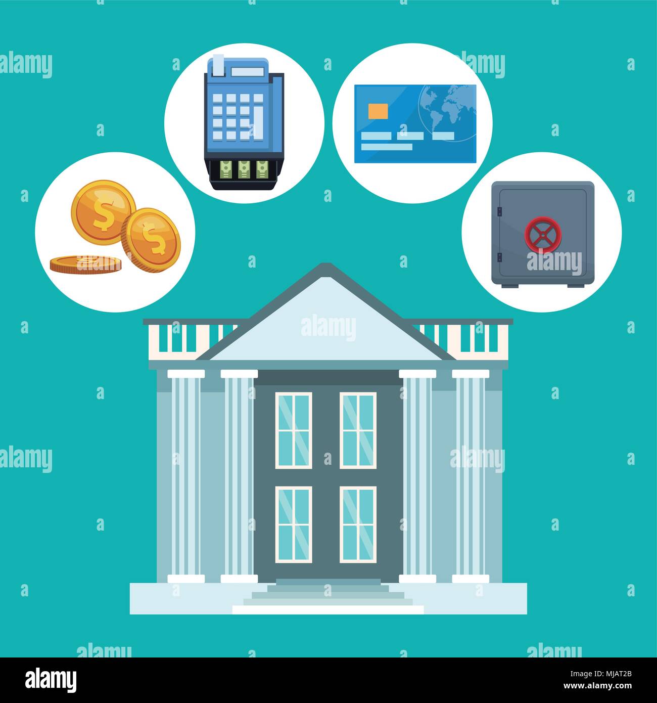 Commercial banking services Stock Vector Images - Alamy