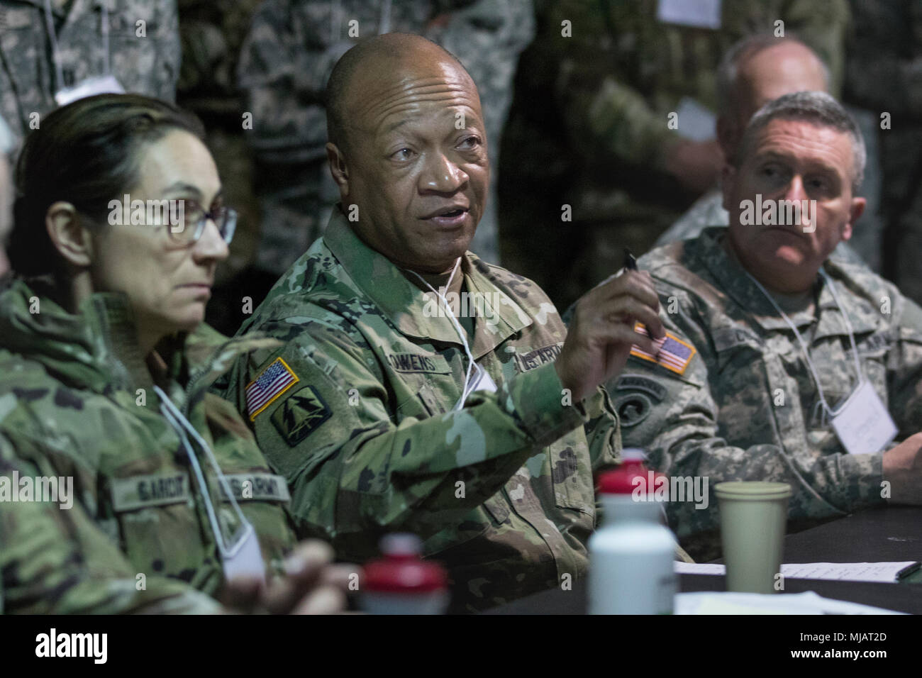 Maj Gen. Marion Garcia, commanding general of the 200th Military Police ...