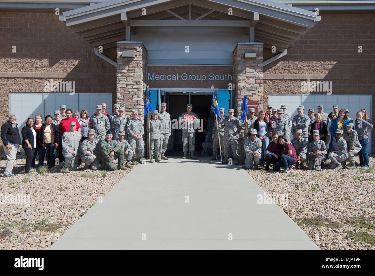 The 460th Medical Group celebrate the opening of the new Medical Group ...