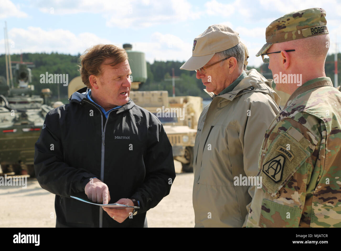 Hon. Dr. Bruce Jette (center), assistant secretary of the Army ...