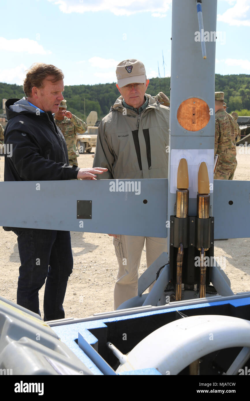 Hon. Dr. Bruce Jette (right), assistant secretary of the Army ...