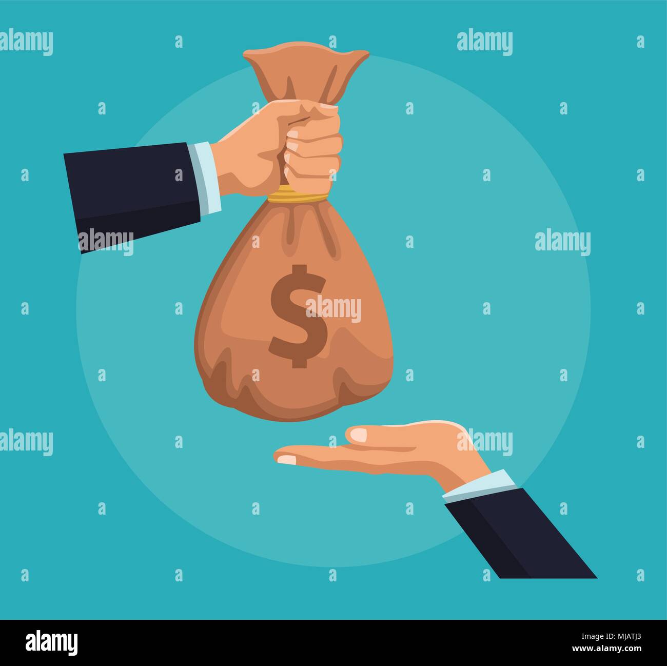 Bag passing Stock Vector Images - Alamy
