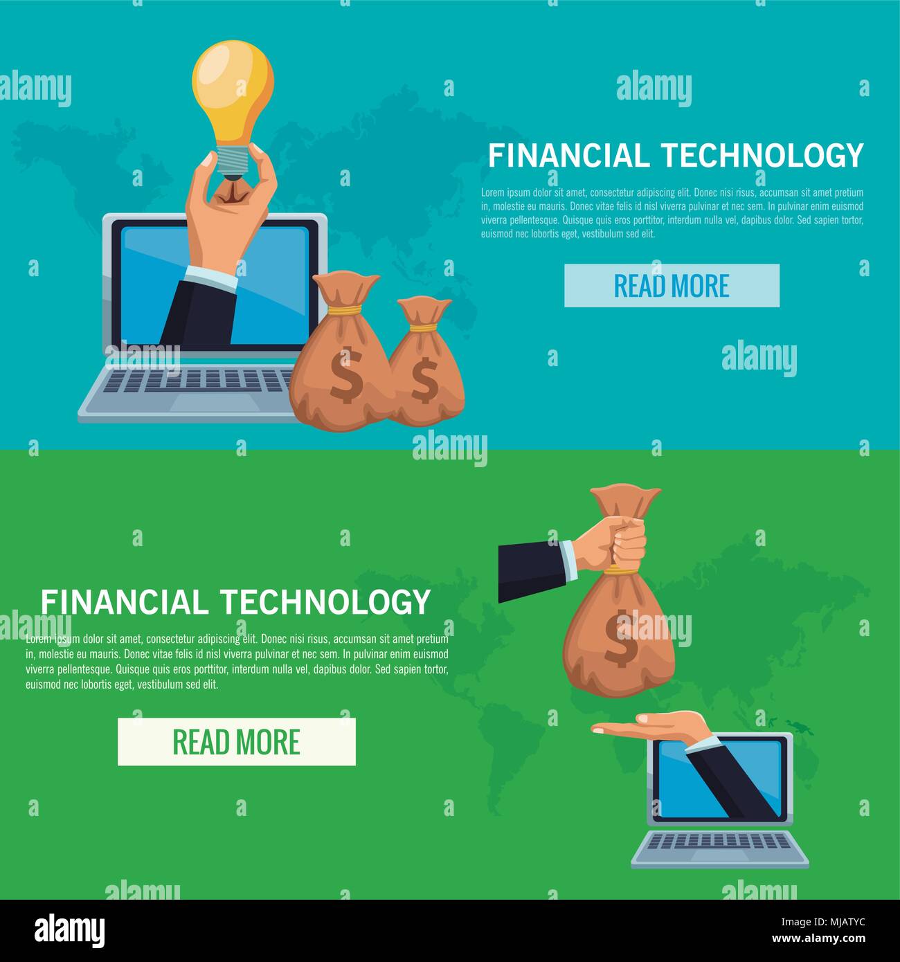 Financial technology infographic Stock Vector Image & Art - Alamy