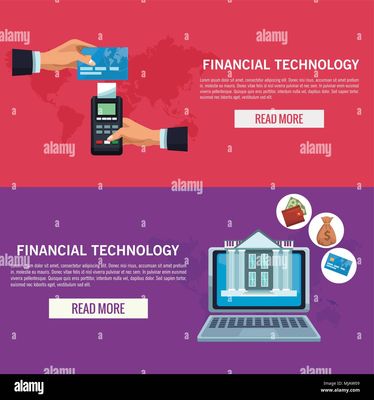 Financial technology infographic Stock Vector Image & Art - Alamy