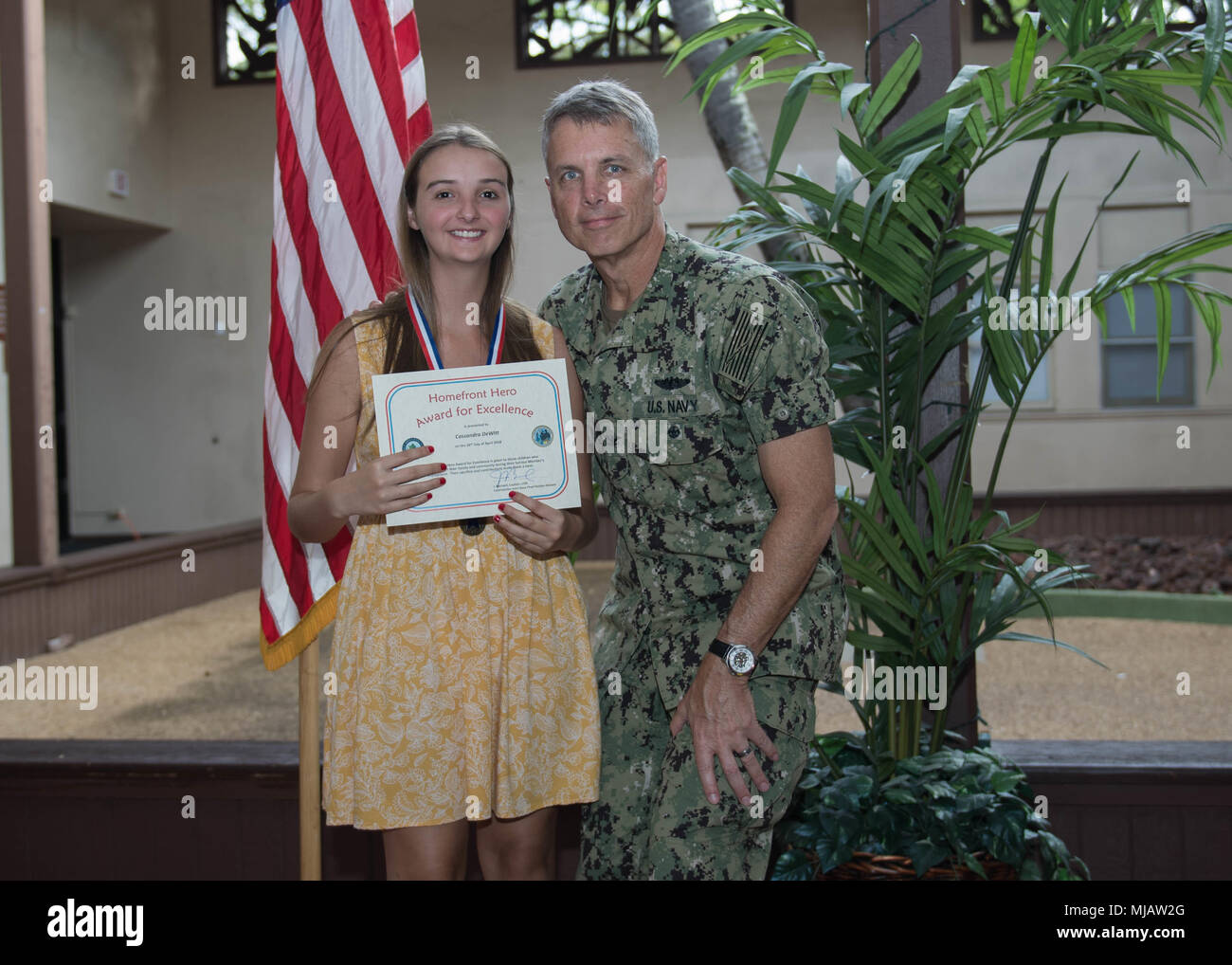 180426-N-ND356-0042 PEARL HARBOR (Apr. 26, 2018) - A Homefront Hero ...