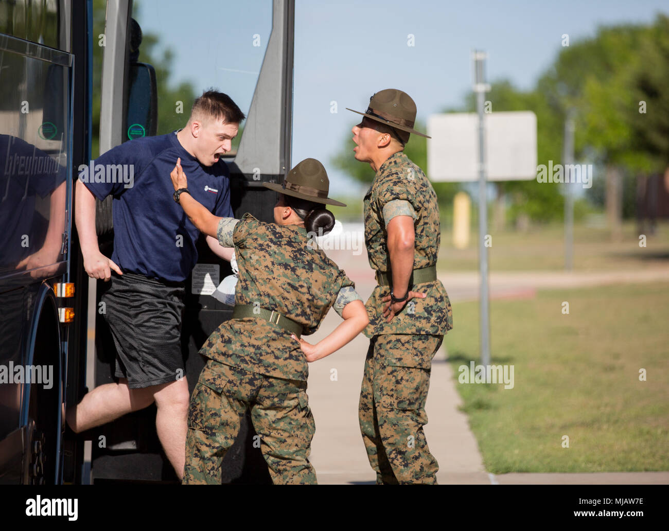 Future Marines from Marine Corps Recruiting Station Fort Worth got a ...
