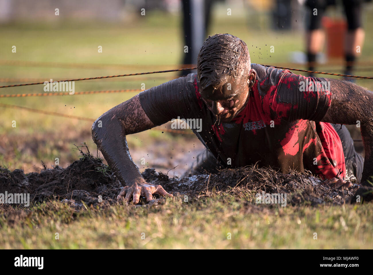 Gladiator assault challenge hi-res stock photography and images - Alamy