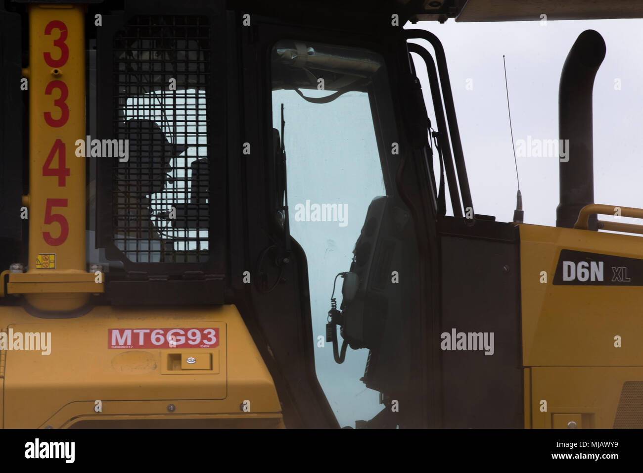 A CAL fire D6N XL bulldozer operated by a CAL Fire fire fighter ...