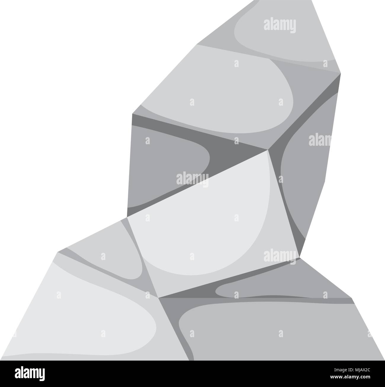 Flat textured rocky surface Stock Vector Images - Alamy