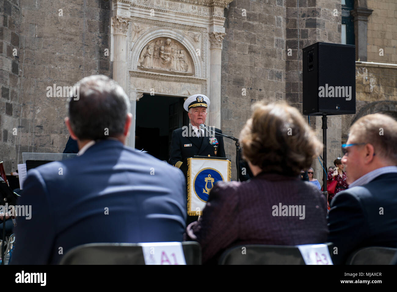 180428-N-WO404-495 NAPLES, Italy (April 28, 2018) Adm. James G. Foggo ...