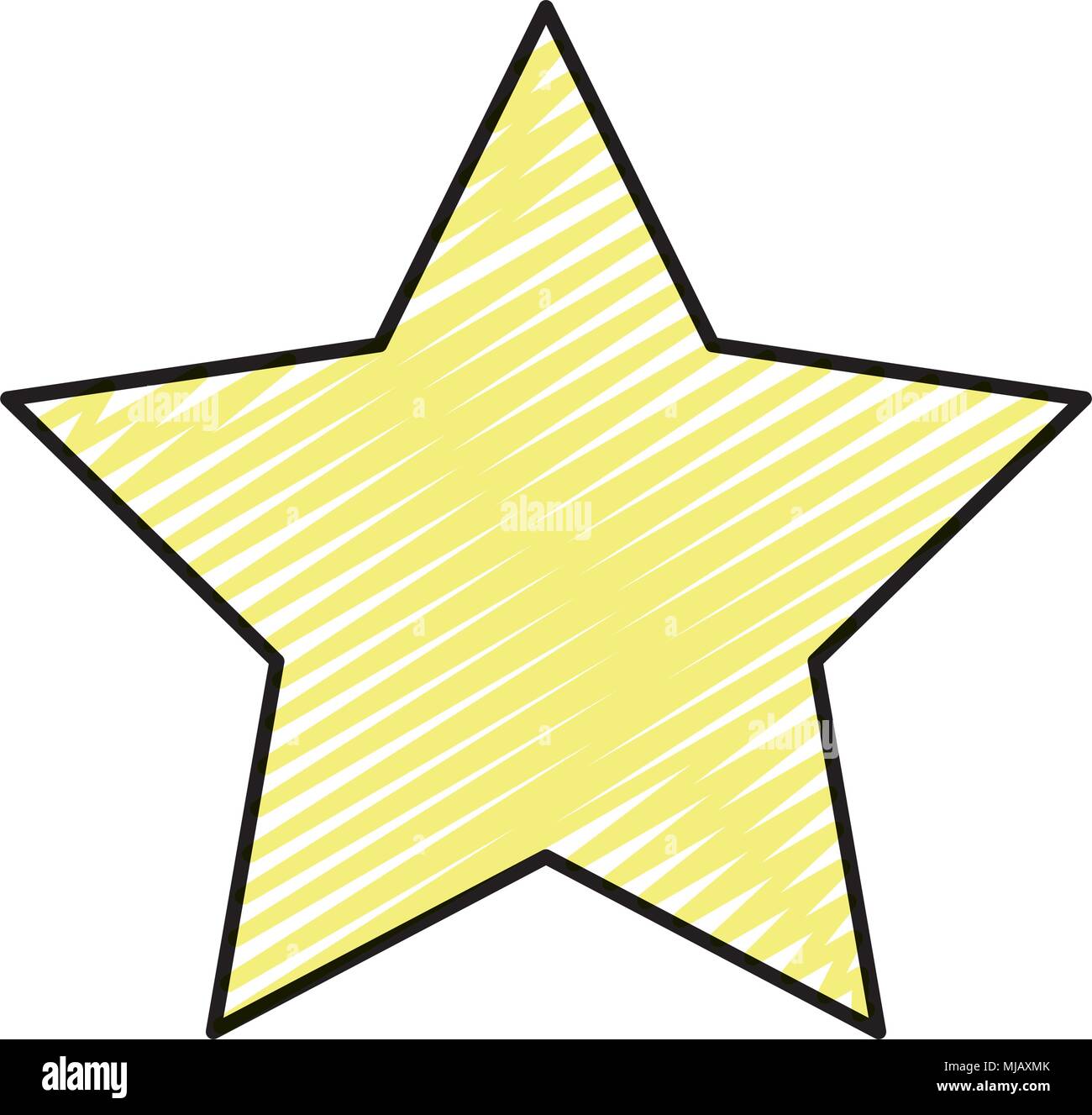 doodle natural sparky star in the space sky Stock Vector Image & Art ...
