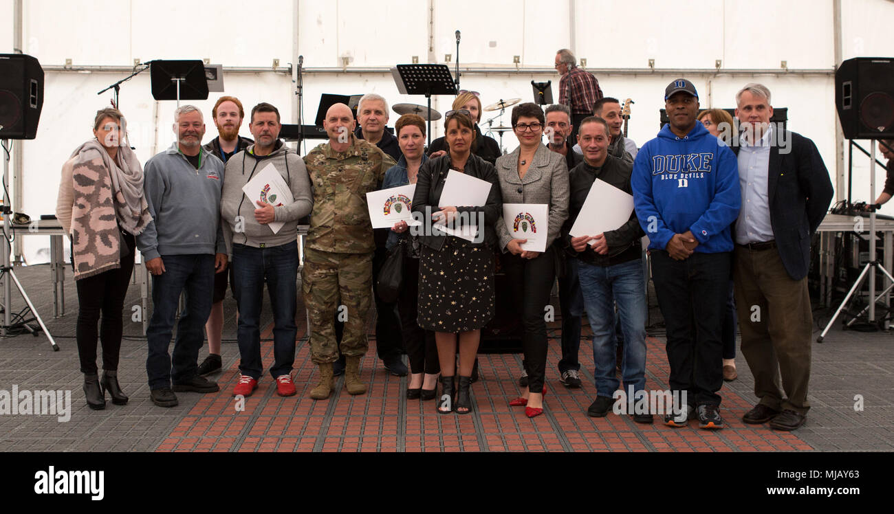 Local Wage Scale employees honored by U.S. Army Col. Jake Jacobs ...