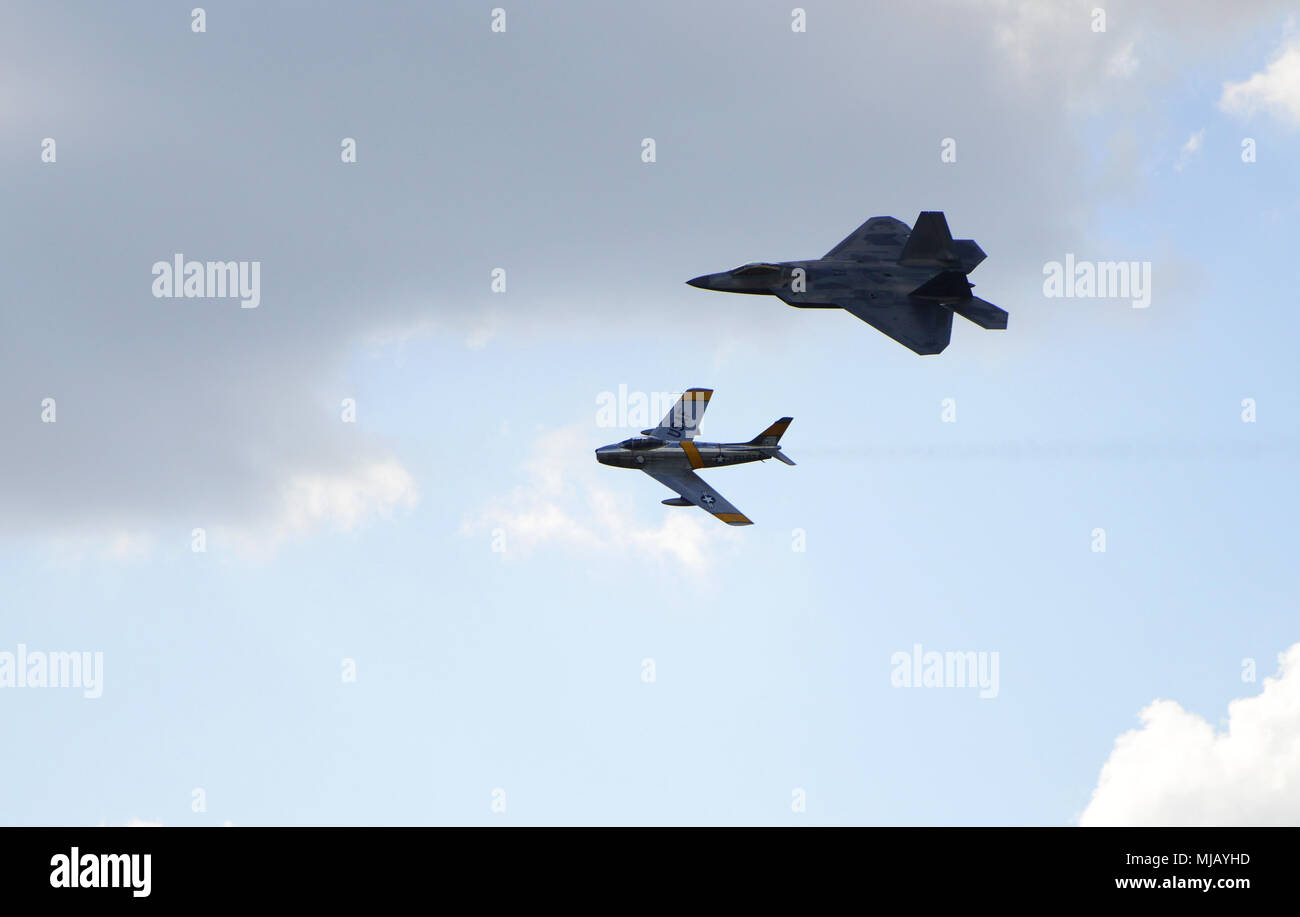 F 86 sabre first swept wing fighter hi-res stock photography and images ...