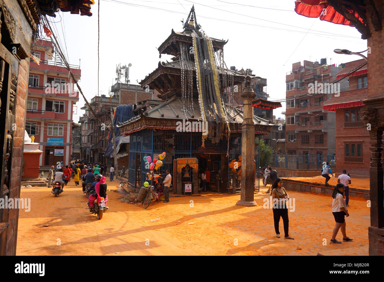 Balkumari temple hi-res stock photography and images - Alamy