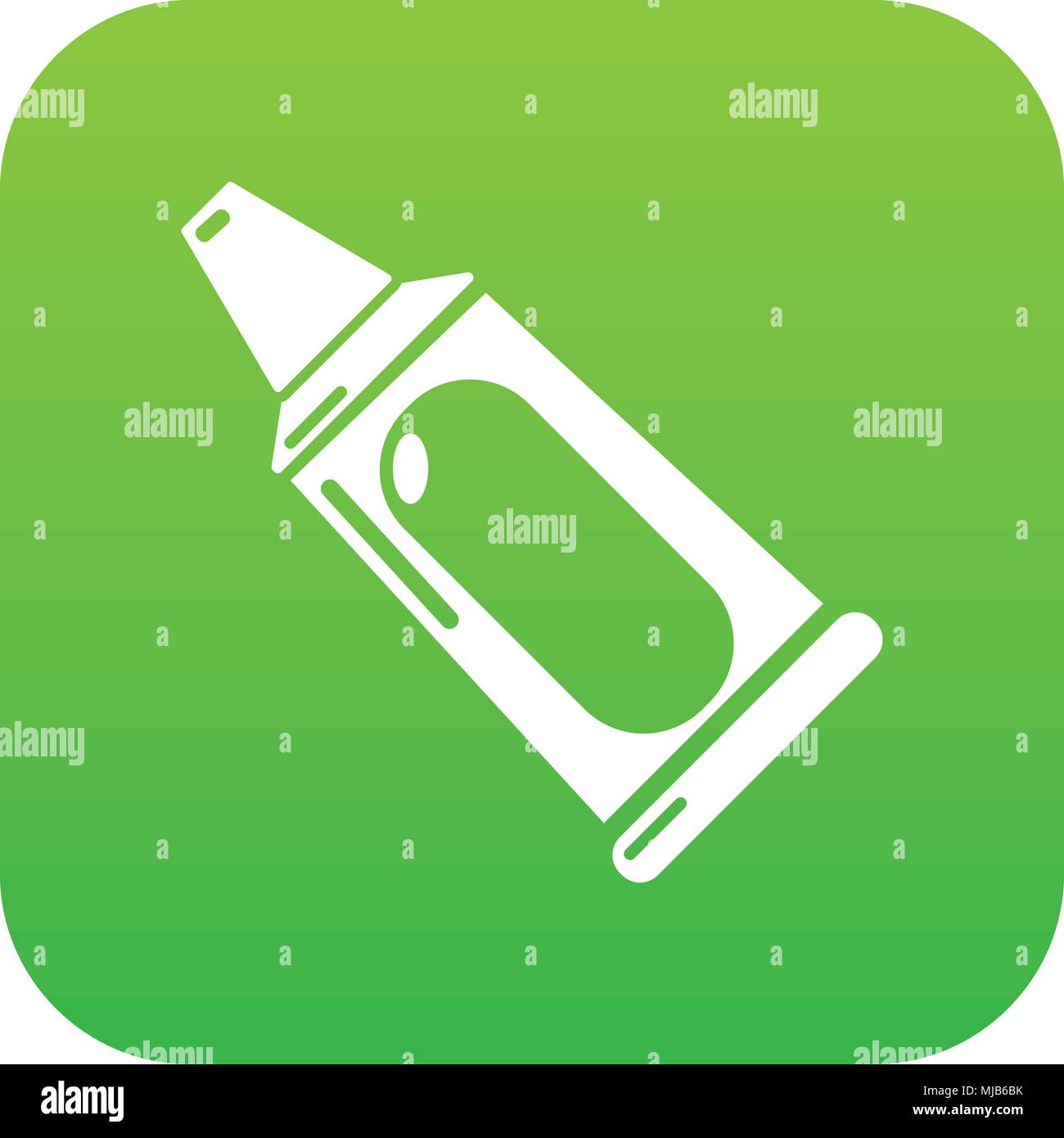 Toothpaste tube icon green vector isolated on white background Stock ...