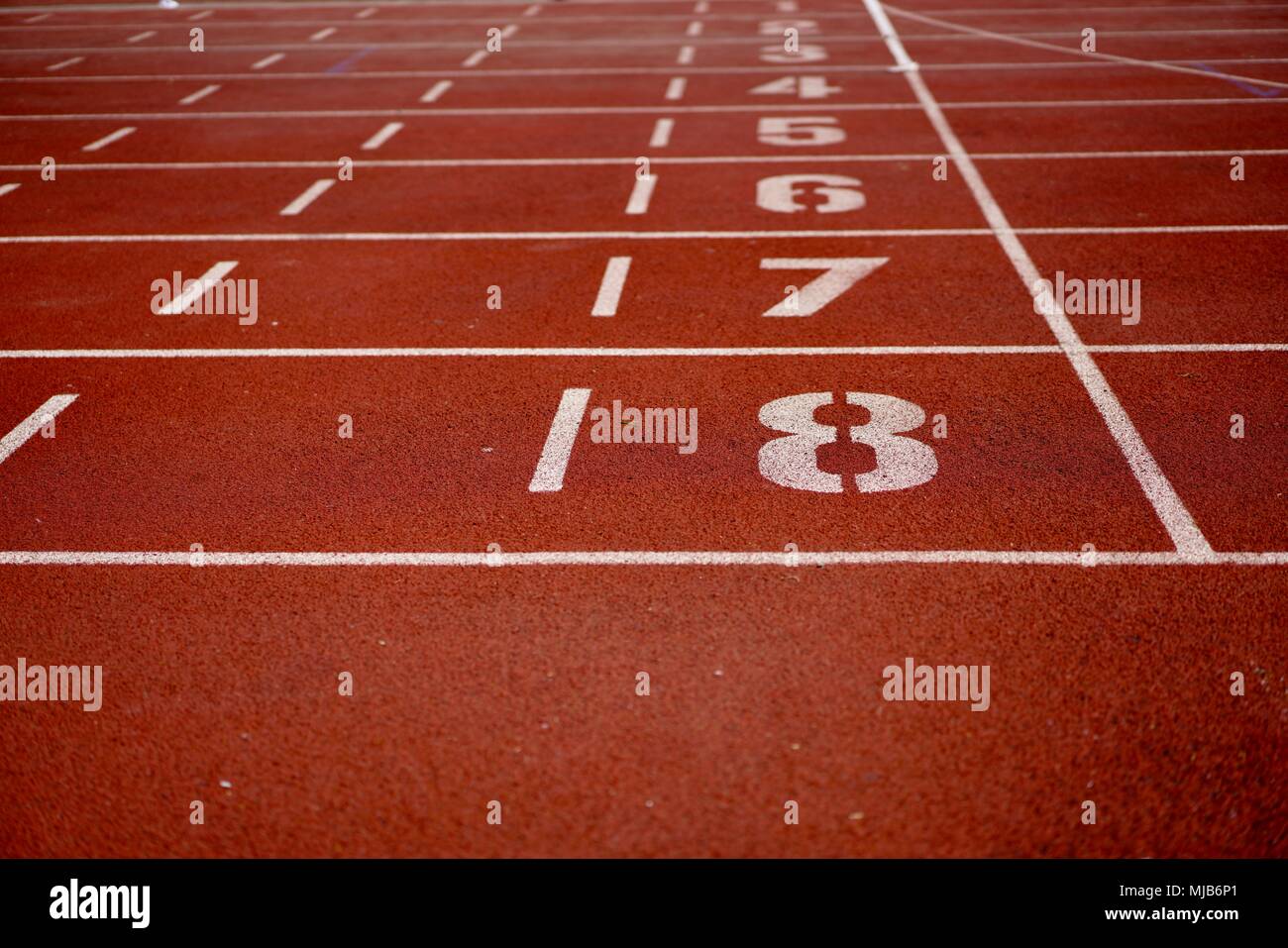 Running Track Lanes Finish High Resolution Stock Photography and Images ...