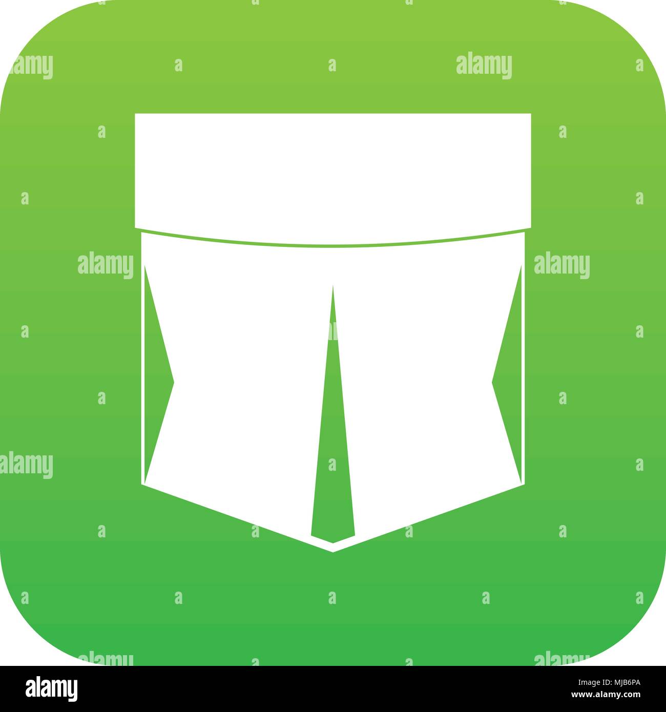 Pocket icon digital green for any design isolated on white vector ...