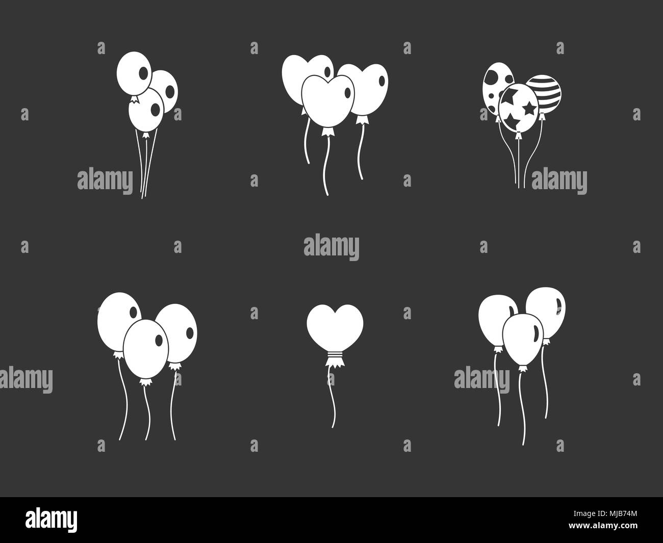 Balon vector vectors hi-res stock photography and images - Alamy