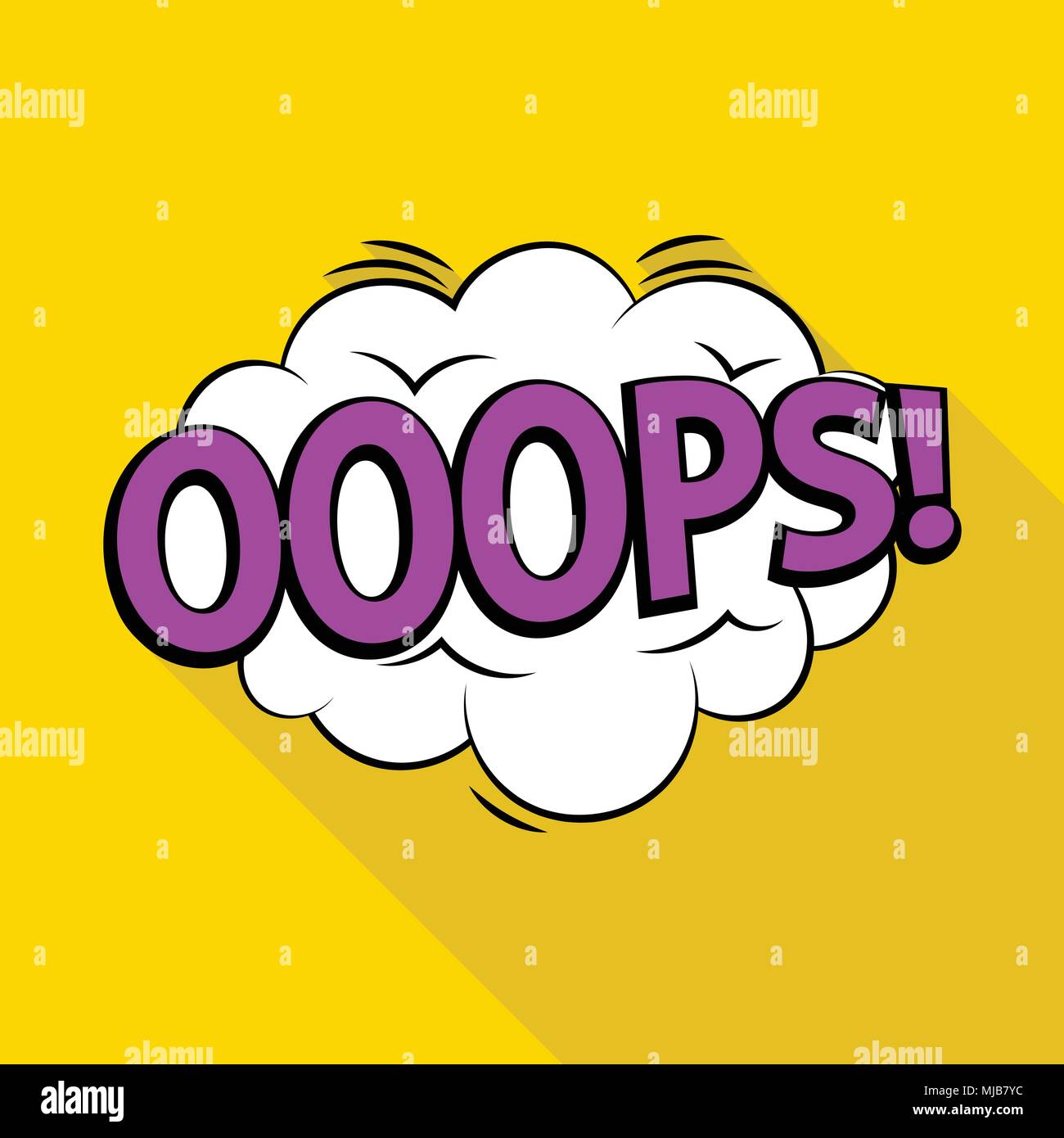 Oops icon, pop art style Stock Vector Image & Art - Alamy