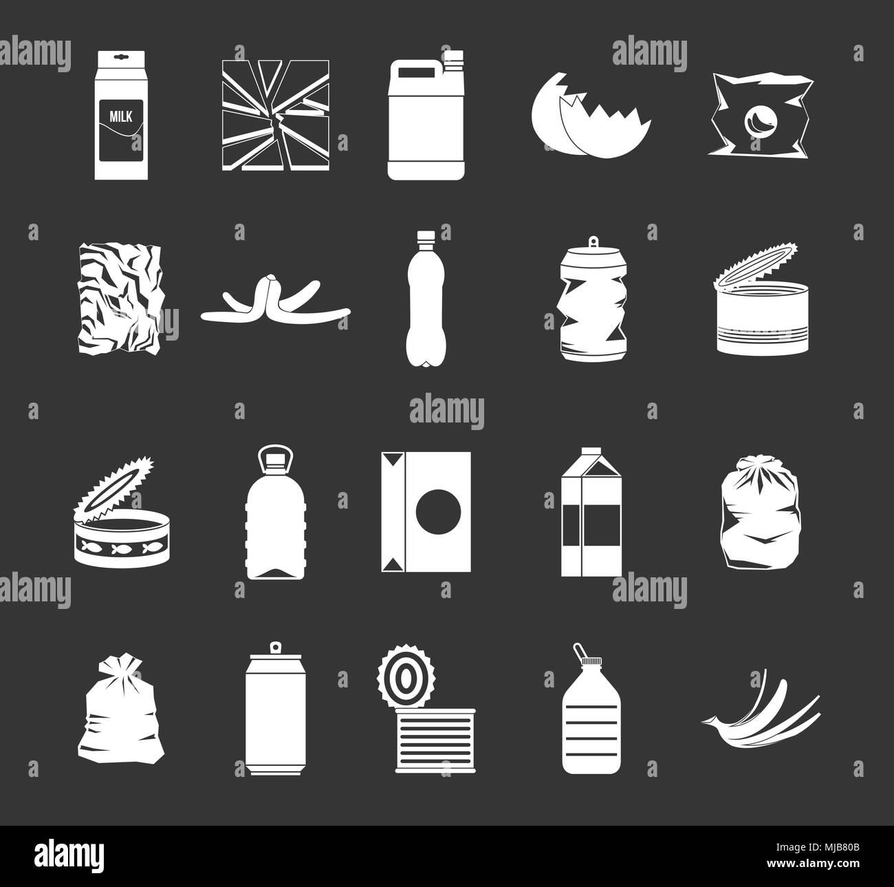 Garbage can beautiful Stock Vector Images - Alamy