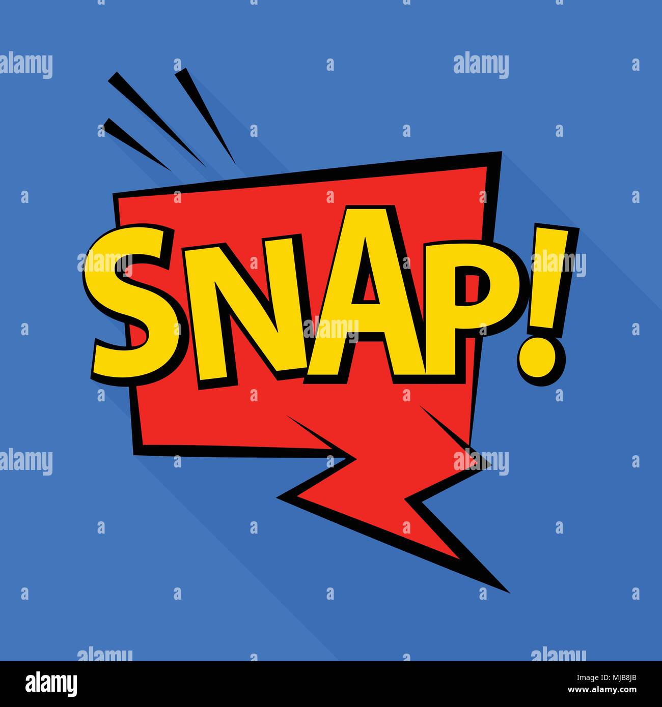 Snap icon, pop art style Stock Vector Image & Art - Alamy