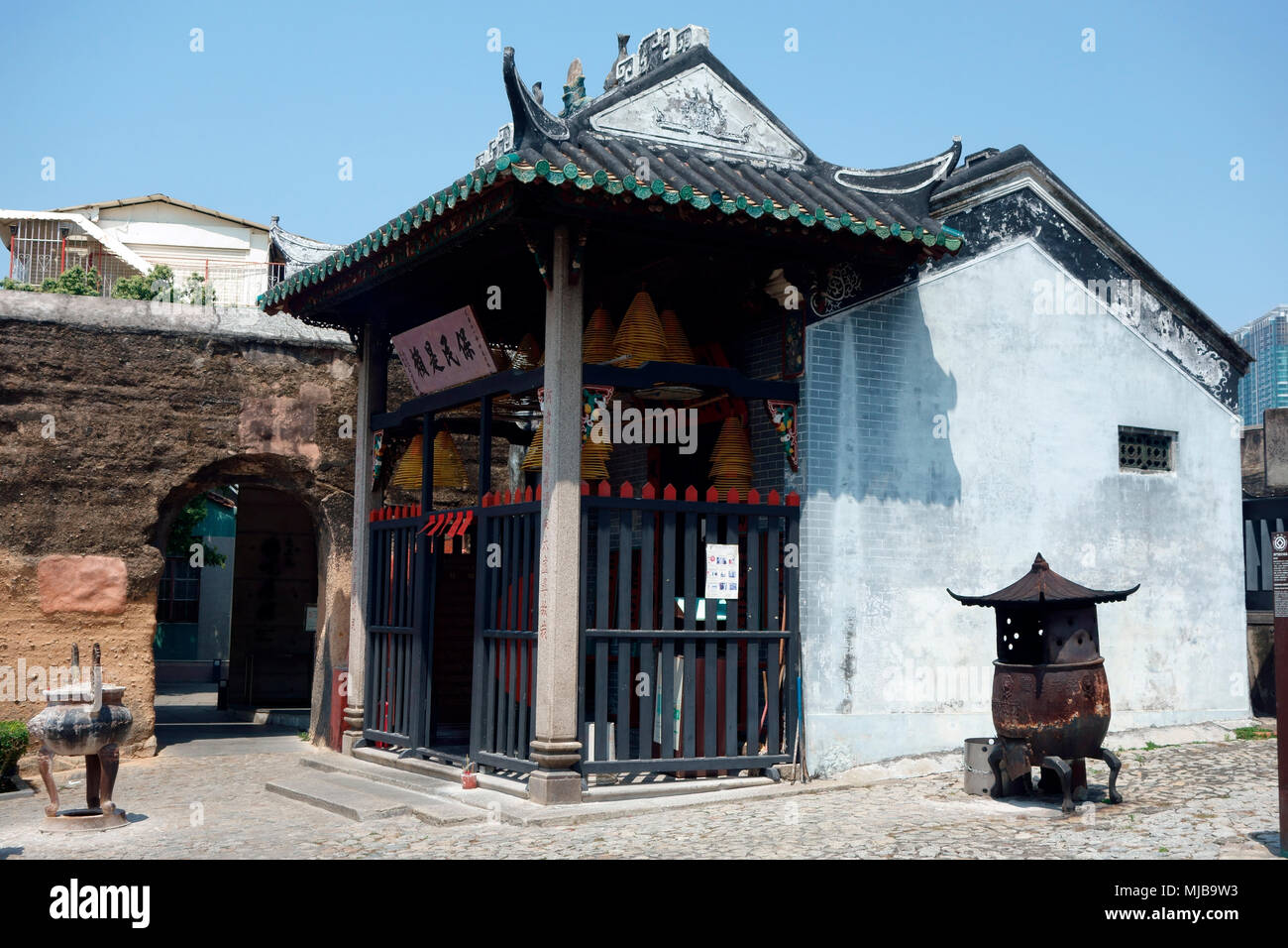 Na Tcha Temple, Macau, Special Administrative Region of China Stock ...