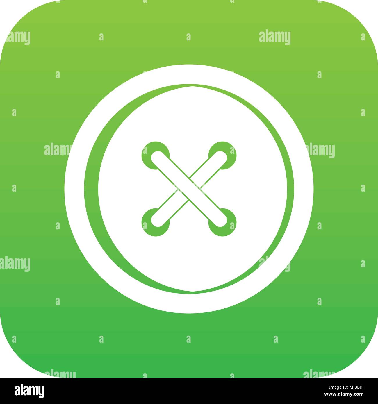 Plastic button icon digital green Stock Vector Image & Art - Alamy