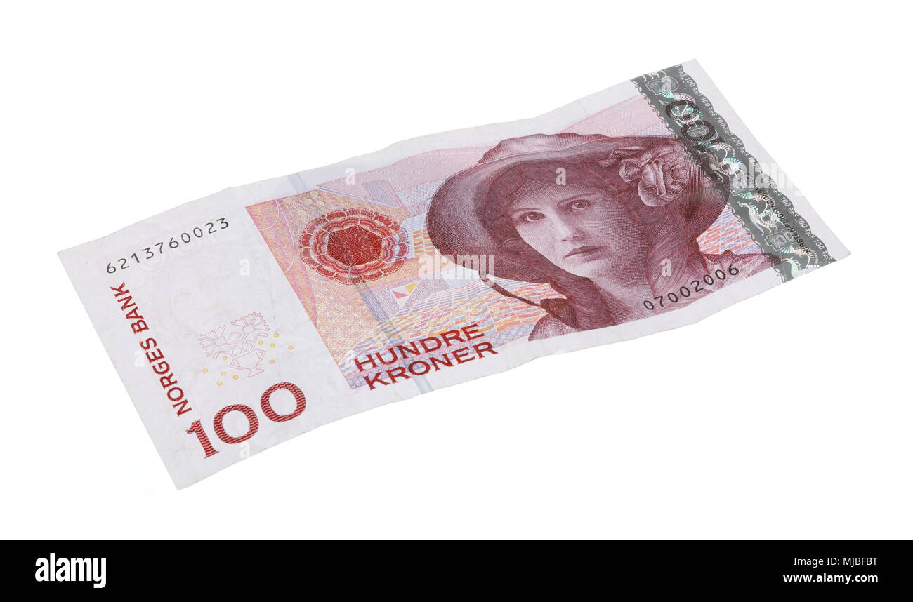 100 kr banknote Cut Out Stock Images & Pictures - Alamy