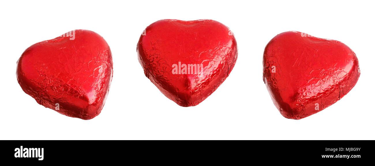 Three red hearts hi-res stock photography and images - Alamy