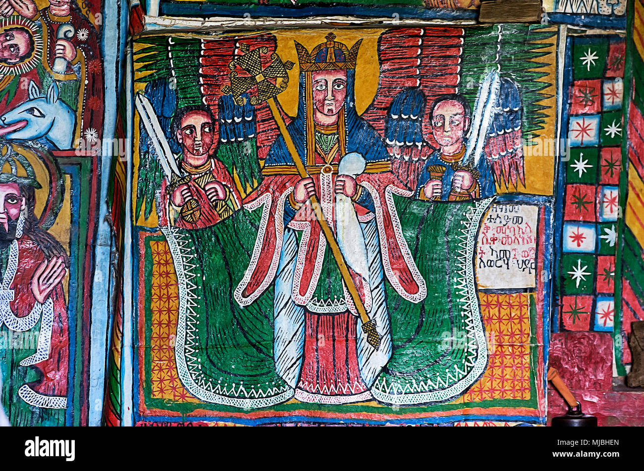 Ethiopian Coptic Orthodox Church Painting High Resolution Stock ...