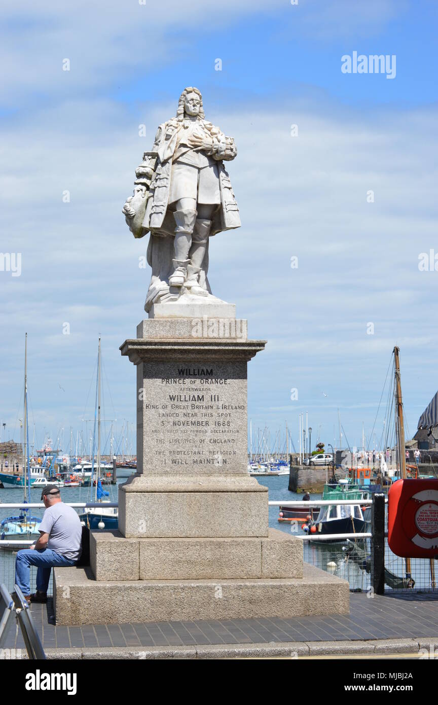 Brixham Harbour, Devon, England, often known as the English Riviera ...