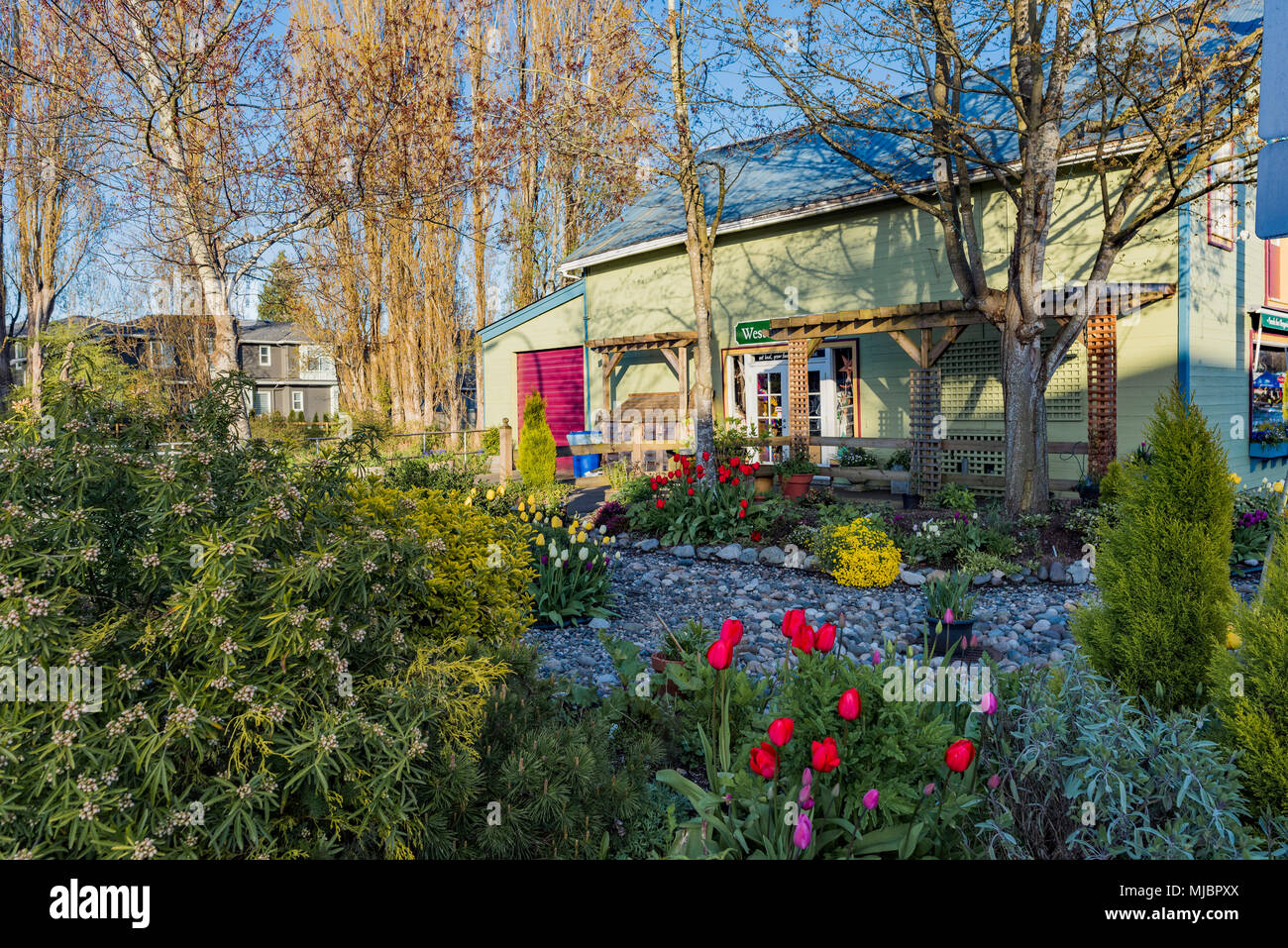 West Coast Seeds, Ladner Village, Delta, British Columbia, Canada Stock ...