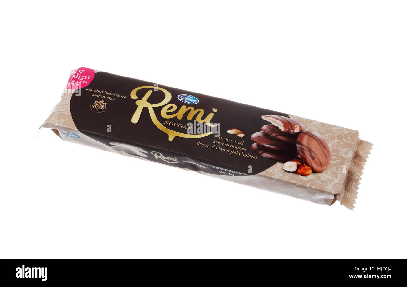 Stockholm, Sweden - January 29, 2016: A pack Remi Nougat from ...
