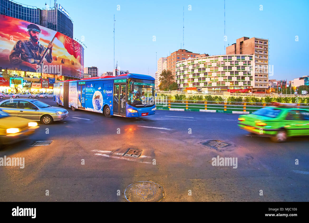 Valiasr street in tehran hi-res stock photography and images - Alamy
