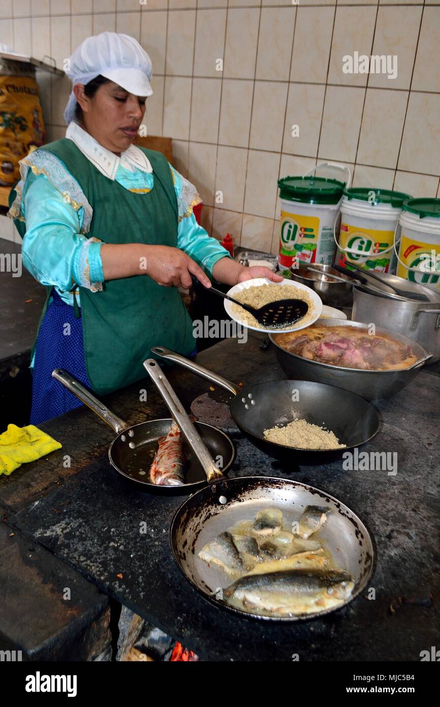 Cooking Chaufa - Quinua -Trout - Restaurant in GRANJA PORCON ...
