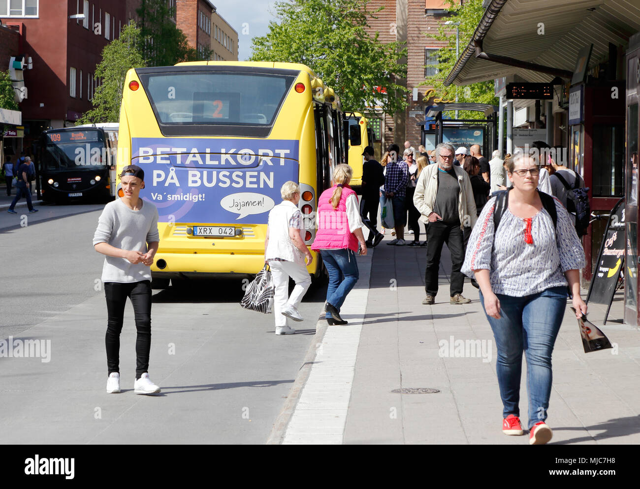 City bus stop in hi-res stock photography and images - Alamy