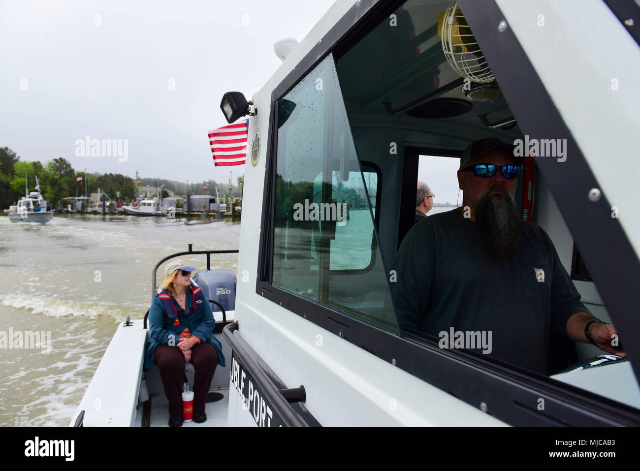 Earth Week Boat Tour Stock Photo - Alamy