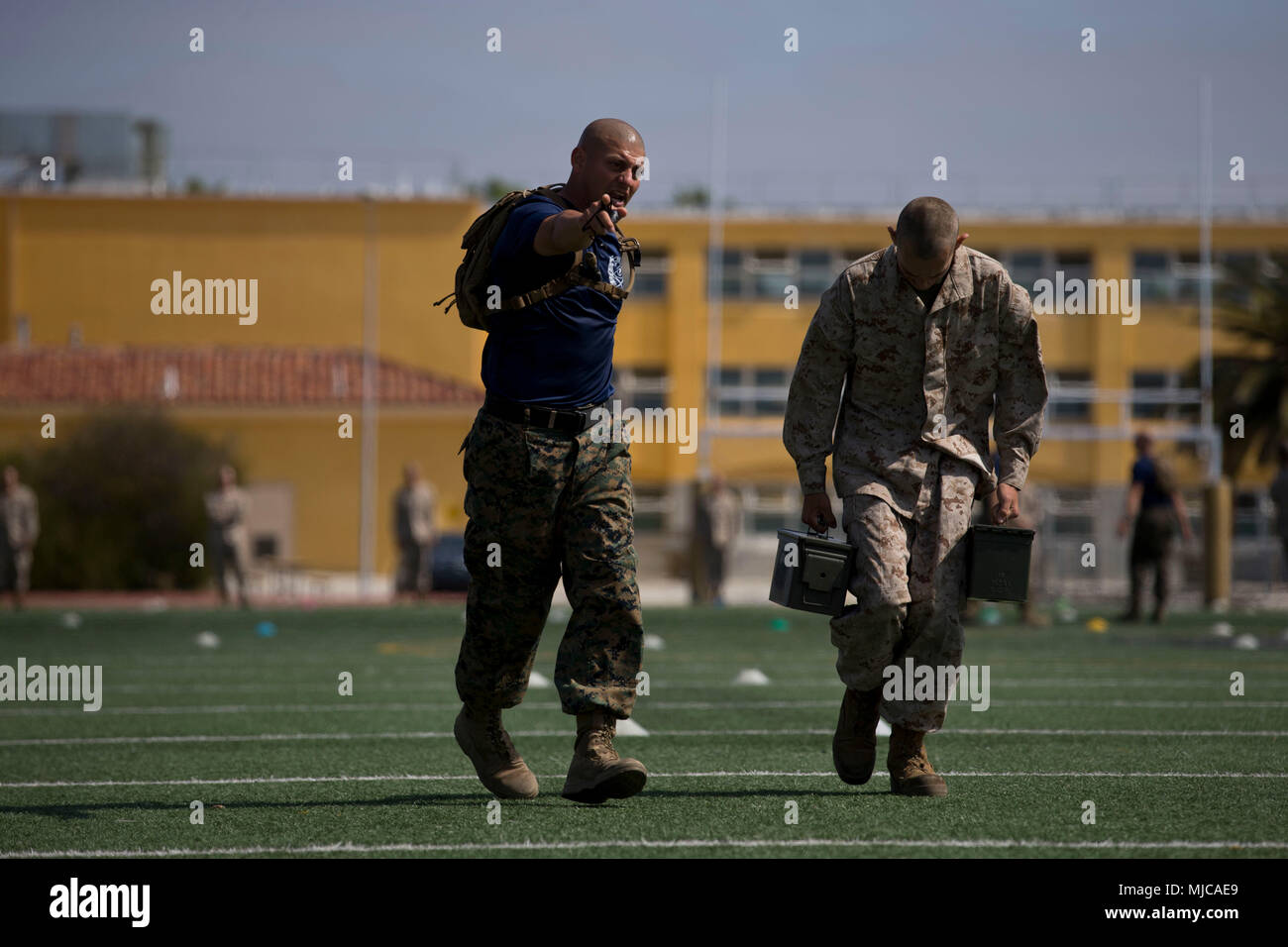 Sergeant Emmanuel Sepulveda, drill instructor, Mike Company, 3rd ...