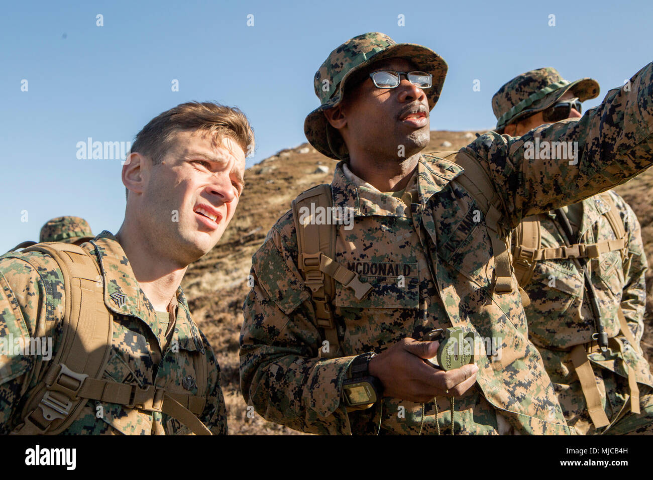 Sgt. Michael Peers (left), a firepower control team chief with 4th Air ...