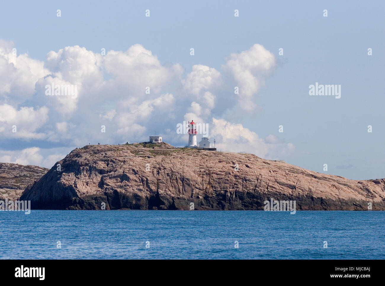 Leuchtturm Kap Lindesnes an der Südspitze von Norwegen Stock Photo - Alamy